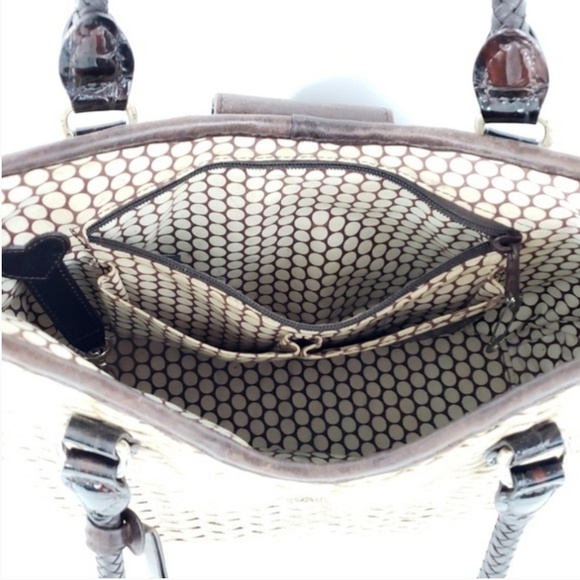 Brighton | Bags | Brighton Woven Straw Rattan Leather Bag | Poshmark